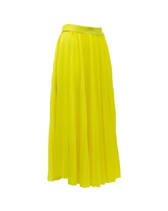 Valentino Garavani Pleated Skirt - Yellow