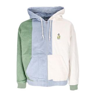 Obey Samtige Steppjacke mit Verstellbarer Kapuze - - Sweatshirts & Hoodies - Damen - Mehrfarbig - S