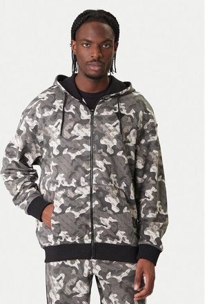 Guess Sweatshirt Z6RQ04 K9YI1 Grau Regular Fit