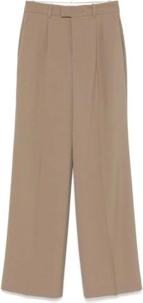 R&oacute;he Femme, Pantalons, Beige, Taille: 42 FR Wide Pantalons