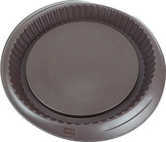 Lurch 85007 Flexiform Obstboden / Backform aus 100% BPA-freiem Platin Silikon, 28cm, Braun