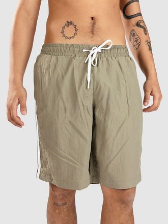 Urban Classics Patched Stripe Boardshorts paleolive
