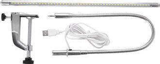 Filfeel LED Tischlampe mit Klemme, Clip-on Schreibtisch Tattoo Licht Leselampe Buch f&uuml;r Manik&uuml;re Lesen Nagel Make-up Bett Verwendung - 360&deg; Drehung