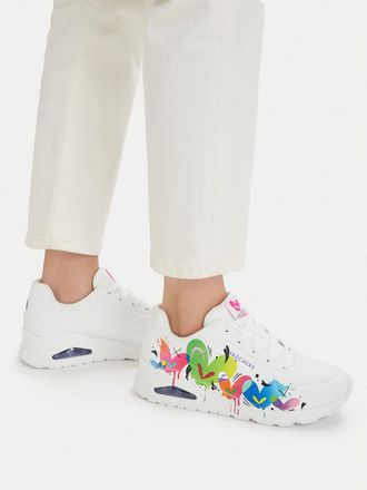 Skechers Sneakers Skechers Jason Naylor: Uno - Open Your Heart 190008/WMLT Wei&szlig;