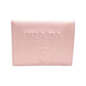 Prada Portefeuille en tissu Pre-owned - Femme - Pre-owned - Rose - Taille: ONE Size