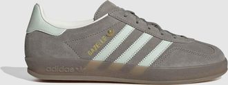adidas Baskets Gazelle Indoor W Silver Pebble/Linen Green/Gum5