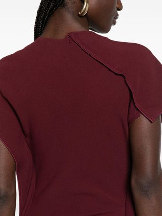 Victoria Beckham Womens Dress Victoria Red Viscose