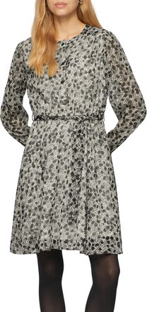 QS by s.Oliver Chiffonkleid mit All Over Print