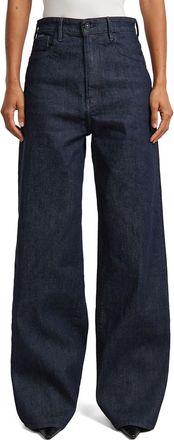 G-Star Womens Deck 2.0 High Loose Jeans, Blau (Rinsed D23591-D930-082), 30W / 34L