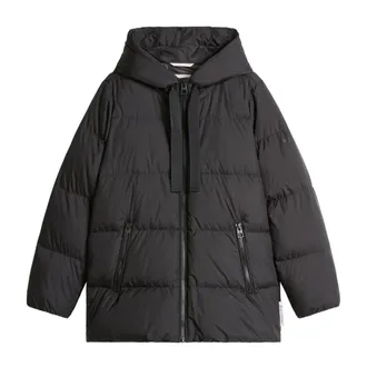 Marc O'Polo Puffer Daunenjacke mit Kapuze - - Jackets - Damen - Schwarzk - XS