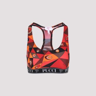 Pucci Polyamide Bra Top