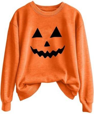 Generic Sweat-shirt &agrave; capuche d&eacute;contract&eacute; &agrave; col rond pour femme - Printemps 2026 - Pour lautomne et lhiver - Style confortable, dor&eacute;, XXL