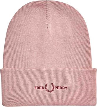 Fred Perry Bestickte M&uuml;tze In Altrosa