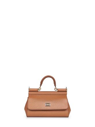 Dolce & Gabbana Sicily Top Handle Bag - Camel