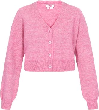 Mymo Strickjacke Frauen rosa Melange