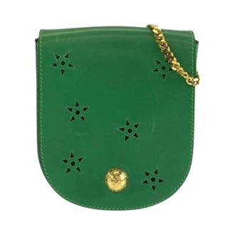 Celine Pre-owned Pochette Vintage Sac Bandouli&egrave;re - Femme - Pre-owned - Vert - Taille: ONE Size