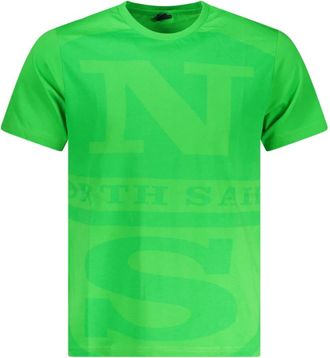 North Sails Homme, Tops, Vert, Taille: 3XL T-shirt &agrave; Manches Courtes