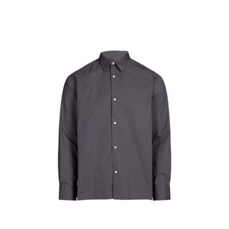 Officine G&eacute;n&eacute;rale Chemise unie &agrave; col plat en coton