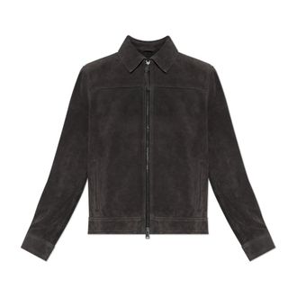 AllSaints Homme, Vestes, Gris, Taille: M Veste en Daim Rhone
