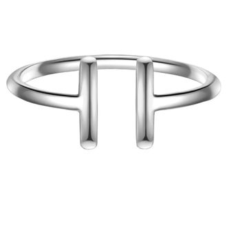 Glanzst&uuml;cke M&uuml;nchen Ring - Sterling Silber Ring - Gr. 48 - in Silber - f&uuml;r Damen
