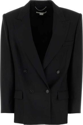 Stella McCartney Schwarzer Wollblazer - - Jackets - Damen - Schwarzk - S