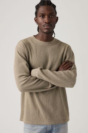 Levi's T Shirt Thermique Manche Longue Standard - Homme - Neutral / Brindle Heather - L