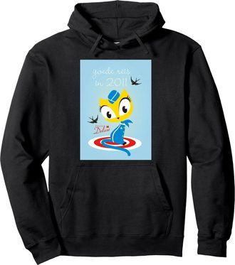 Pussy Deluxe Stewardess Cat Pullover Hoodie