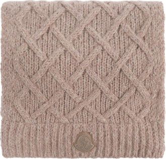 Moncler Femme, Accessoires, Rose, Taille: ONE Size Alpaca Blend Scarf