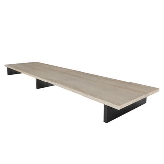 Vladon TV-Aufsatz Game, Made in Germany, Aufsatz f&uuml;r TV-Boards zur Erh&ouml;hung, Schwarz matt/Eiche s&auml;gerau (138,5 x 9,5 x 34,5 cm)