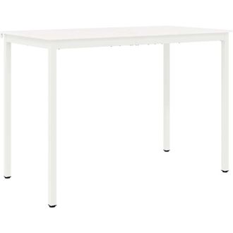 vidaXL Bartisch Wei&szlig; 150 x 80 x 105 cm Massives Kiefernholz vidaXL