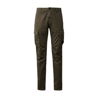 C.P. Company Cargo Baumwoll-Stretch-Hose mit Linsen - - Trousers - Herren - Gr&uuml;n - S
