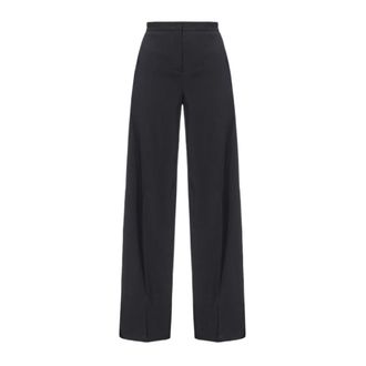 Pinko Weite Bein Schwarze Hose - - Trousers - Damen - Schwarzk - XS