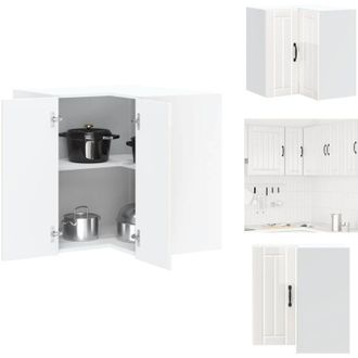vidaXL Vidaxl - Armoire murale dangle de cuisine Lucca blanc brillant - Armoire Dangle Murale De Cuisine - Armoires Dangle Murales De Cuisine - Armoire