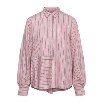 &Co Woman Viskose-Bluse mit Knopfleiste - - Blouses & Shirts - Damen - Rosa - S