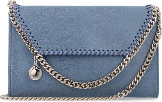 Stella McCartney Femme, Sacs, Bleu, Taille: ONE Size Falabella Wallet on Chain