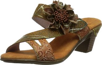 Laura Vita Damen BECTTINOO 179 Pantoletten, Braun (Camel), 36 EU