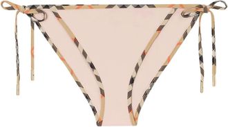Burberry Femme, Maillots de bain, Rose, Taille: 42 FR Bikini &agrave; culotte avec bordure &agrave; carreaux
