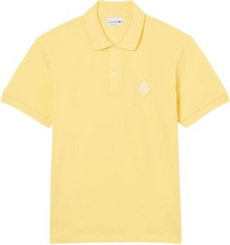 Lacoste Homme, Tops, Jaune, Taille: S Polo en piqu&eacute; coupe classique avec embl&egrave;me