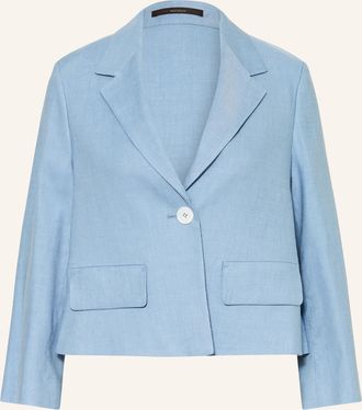 Windsor Windsor. Blazer Mit Leinen blau