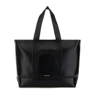 Alexander McQueen Leather Shopping Bag - - Bags - Herren - Schwarzk - ONE SIZE