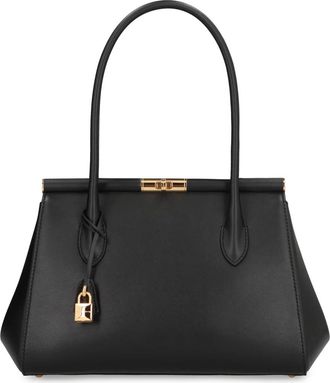 Dolce & Gabbana Femme, Sacs, Noir, Taille: ONE Size Sac &agrave; main Marlene en cuir