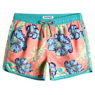 Maamgic Herren Badeshorts Vintage Retro Boardshorts Schnelltrocknend Kurz Badehose Schwimmhose mit Mesh-Futter und Verstellbarem Tunnelzug, Minzgr&uuml;n Gr&uuml;n, S