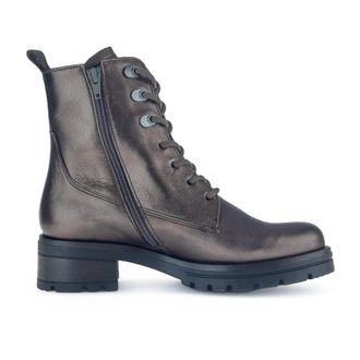 Gabor Bronzefarbener Lederstiefelette - Elegant & Bequem - - Shoes - Damen - Braun - 42 1/2 EU