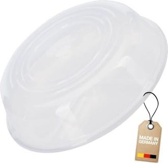Westmark Couvercle dAssiette pour Micro-Ondes,, Rond, &oslash; env. 25 cm, Hauteur env. 6,3 cm, Plastique, Couleur: Transparent, 22452270