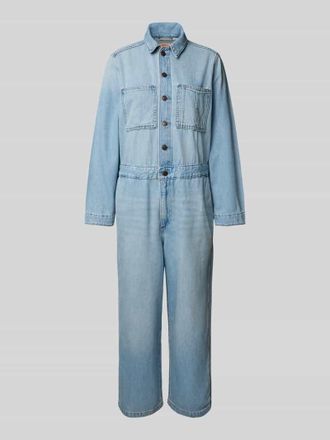 Levi's Jumpsuit mit Umlegekragen und Knopfleiste