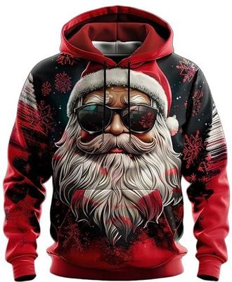 Generic Sweat &agrave; capuche imprim&eacute; graphique pour homme, pull &agrave; manches longues streetwear pour lautomne et lhiver v&ecirc;tements de travail pour hommes sweats &agrave; capu