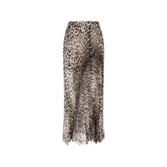 Ermanno Scervino Animalier Seiden Maxirock - - Skirts - Damen - Mehrfarbig - XS