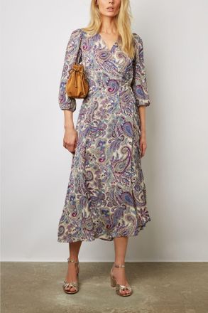 Gerard Darel Robe portefeuille imprim&eacute;e - EDNA - Naturel