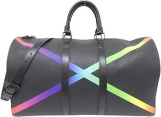 Louis Vuitton unisex, Pre-owned, Multicolore, Taille: ONE Size Pre-owned Taiga Boston Bag