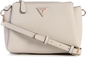 Guess Noelle Tri Compartment Crossbody Bag Bone